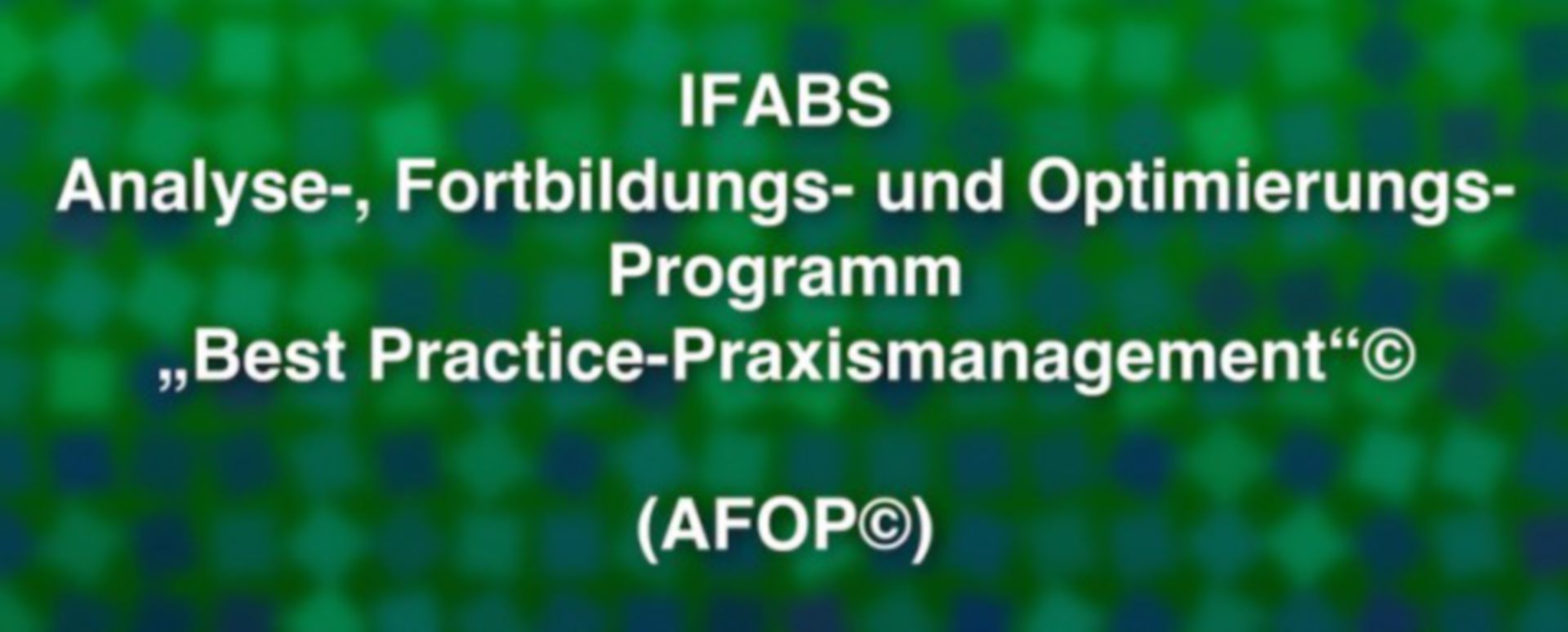 AFOP: Von der eigenen Praxis für die eigene Praxis lernen - DocCheck