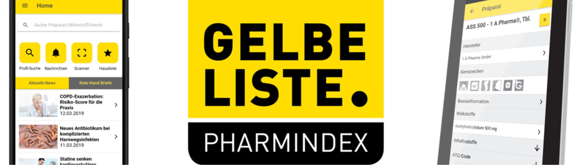 Gelbe Liste Pharmindex App neu - DocCheck