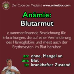 Normochrome normozytäre Anämie - DocCheck Flexikon
