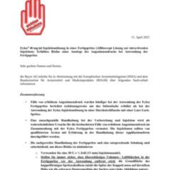 Rote-Hand-Brief zu Aflibercept - DocCheck