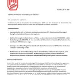 Rote-Hand-Brief: Vandetanib - DocCheck