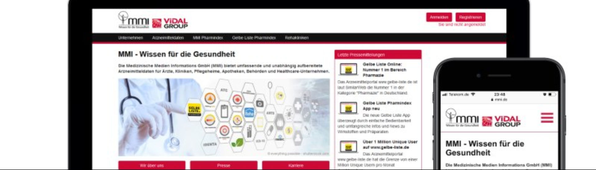 MMI präsentiert neuen Webauftritt - DocCheck
