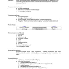 Referat über Angst - DocCheck