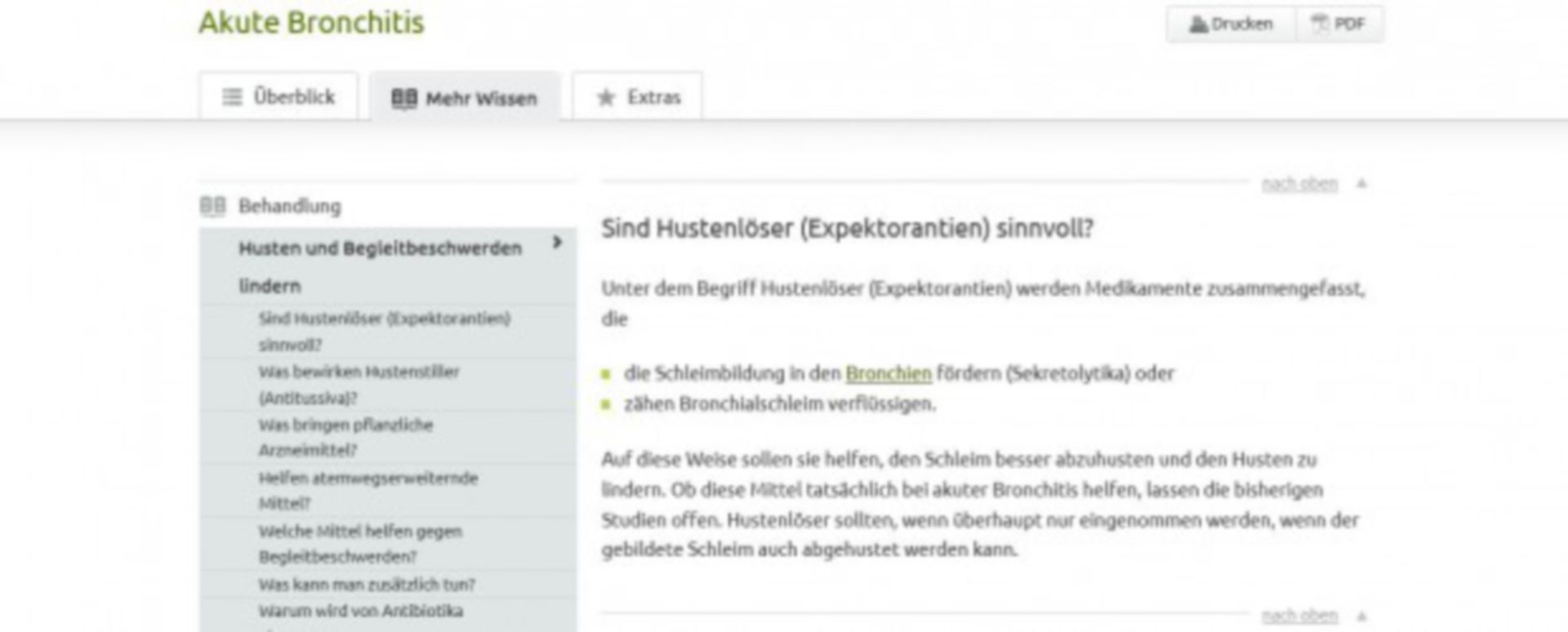 Akute Bronchitis - DocCheck