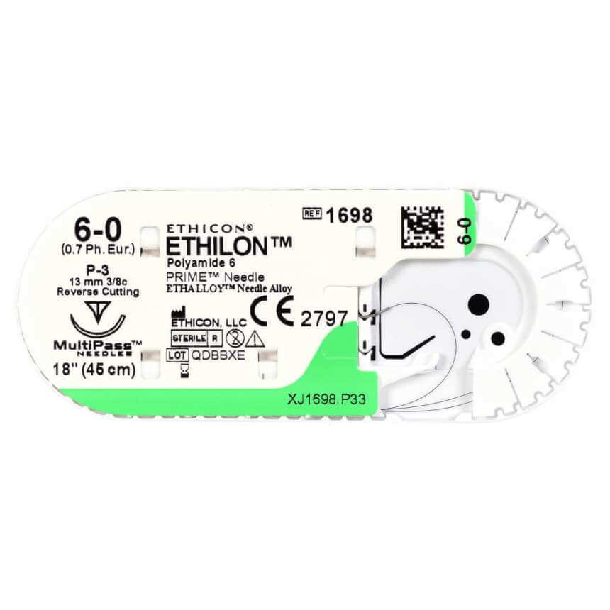 Ethicon ETHILON (polyamide) Suture material | DocCheck Shop Ethicon ETHILON (polyamide) Suture material | DocCheck Shop